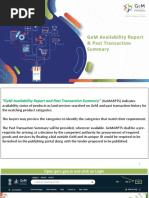 Gem Availability Report & Past Transaction Summary | PDF | Procurement ...