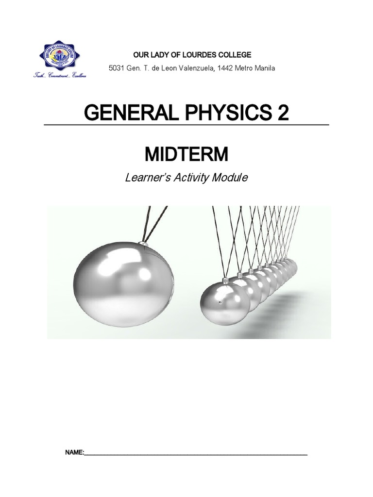 General Physics Module 2 | PDF | Electric Charge | Electrostatics