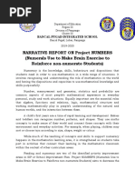 Mathematics Accomplishment Report | PDF | Teaching Mathematics | Concept