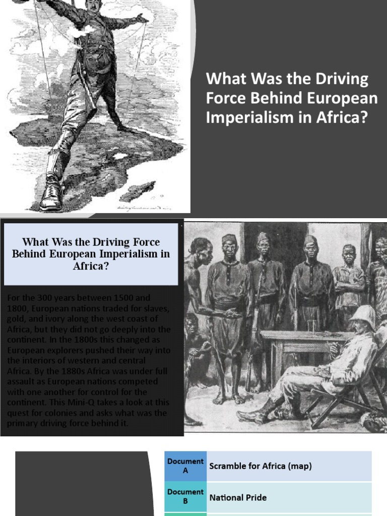 European Imperialism DBQ | PDF | Imperialism | Africa