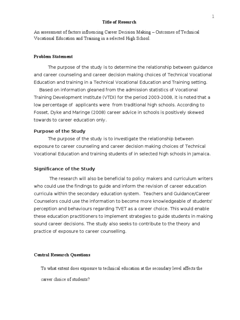 Format For Concept Paper | PDF | Vocational Education | Curriculum