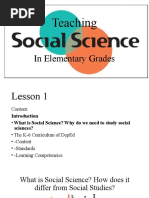 Social Science 112 - Teaching Social Studies in Elementary Grades | PDF | Social Sciences ...