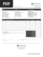 Delivery Docket Template PDF | PDF