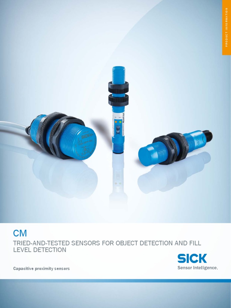 Capacitive Proximity Sensor For Object Detection and Fill Level ...