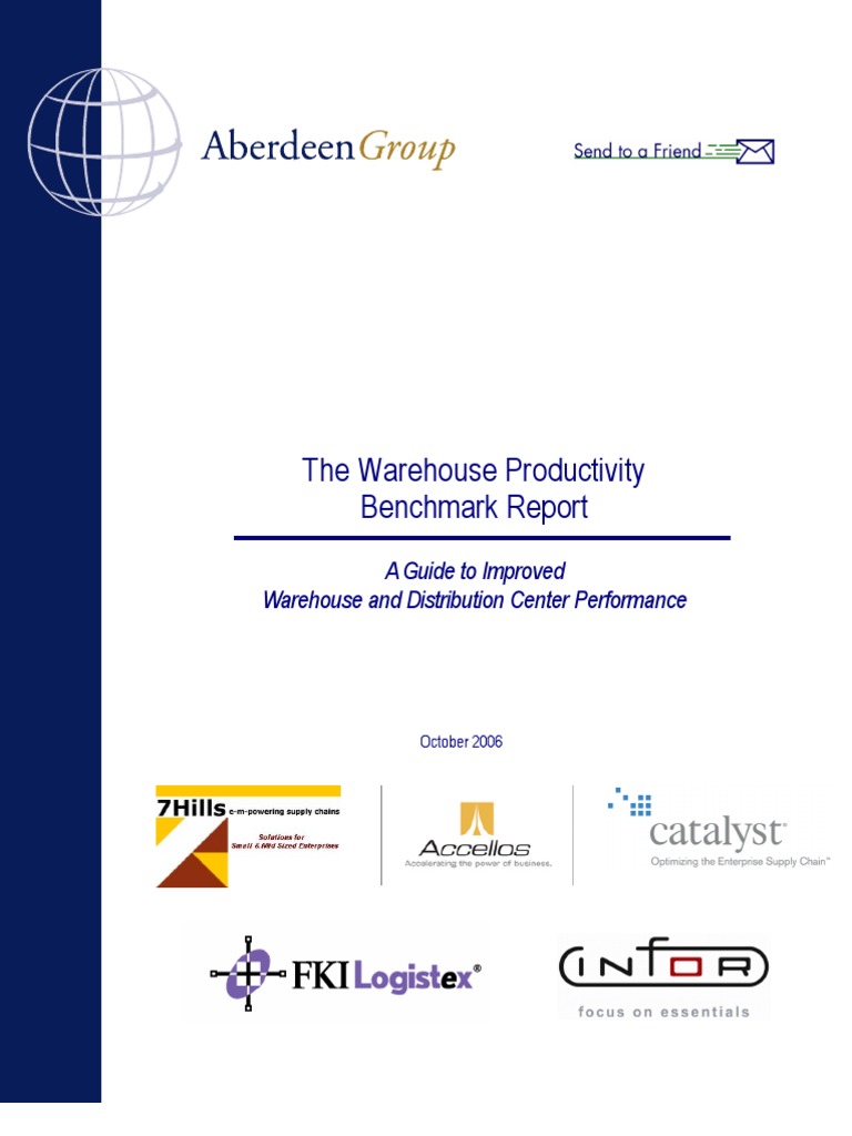 Warehouse Productivity Benchmark Report | PDF | Warehouse | Inventory