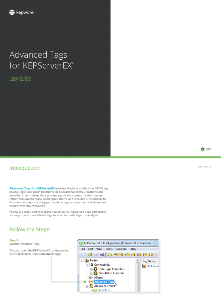 Advanced Tags For Kepserverex: Easy Guide | PDF | Programmable Logic ...