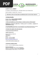 Material Safety Data Sheet: Unitor Usc | PDF | Firefighting | Personal ...