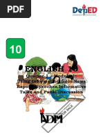 Quarter 1 - Module 1 - Lesson 3 - ENGLISH 10 | PDF | Interview | Expert