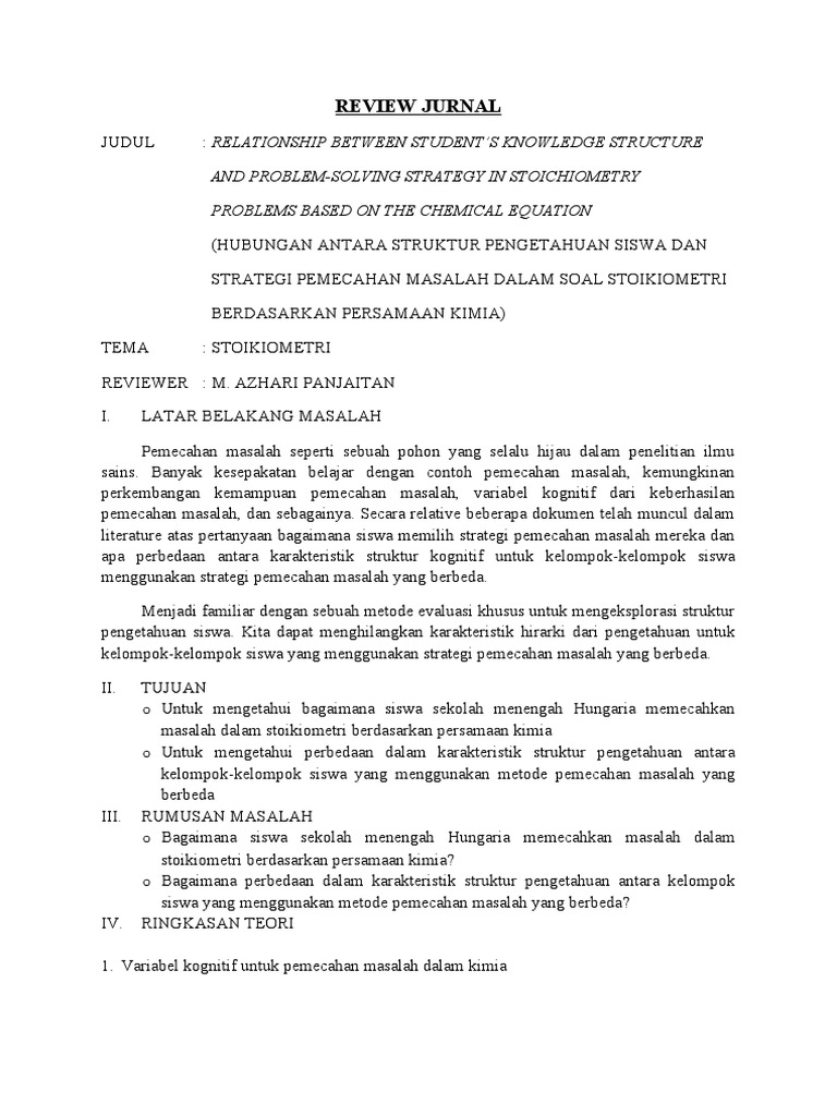 Review Jurnal Internasional | PDF