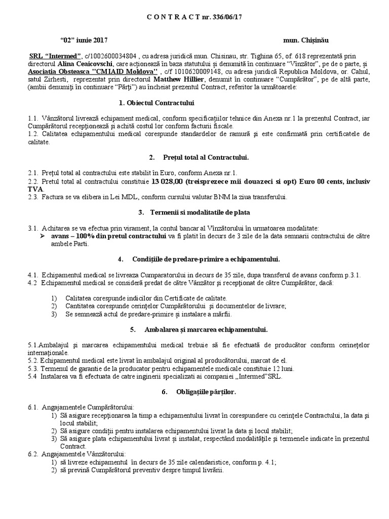 Contract Intermed | PDF