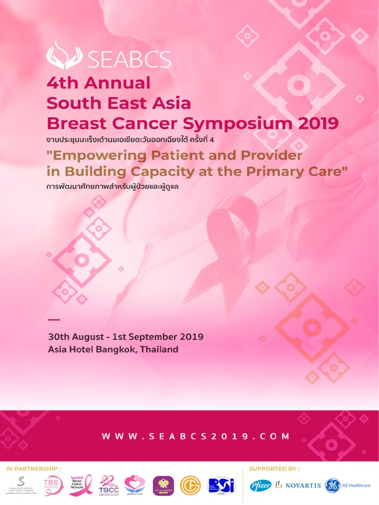 E-Booklet SEABCS2019 | PDF | Breast Cancer | Cancer