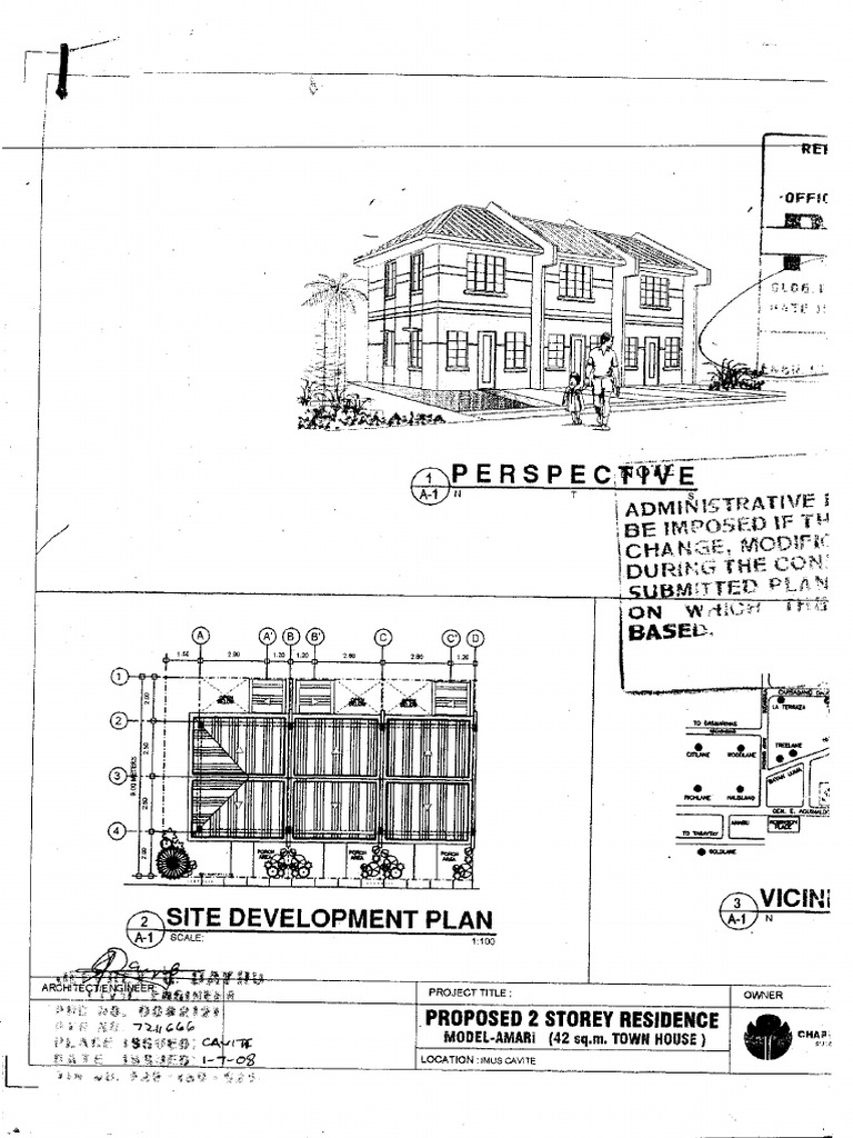Two Storey Residential Building | PDF