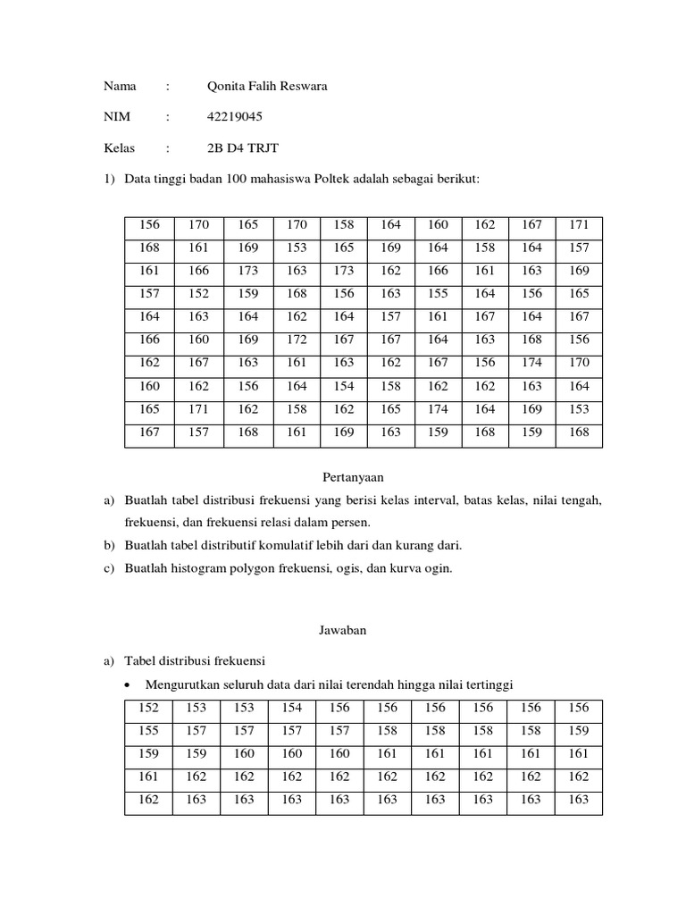 Tugas 2 Prob Dan Stat | PDF