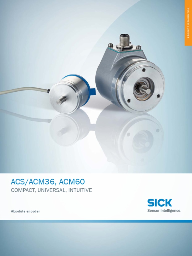 ACS/ACM36 Absolute Encoder Overview | PDF | Electrical Connector ...