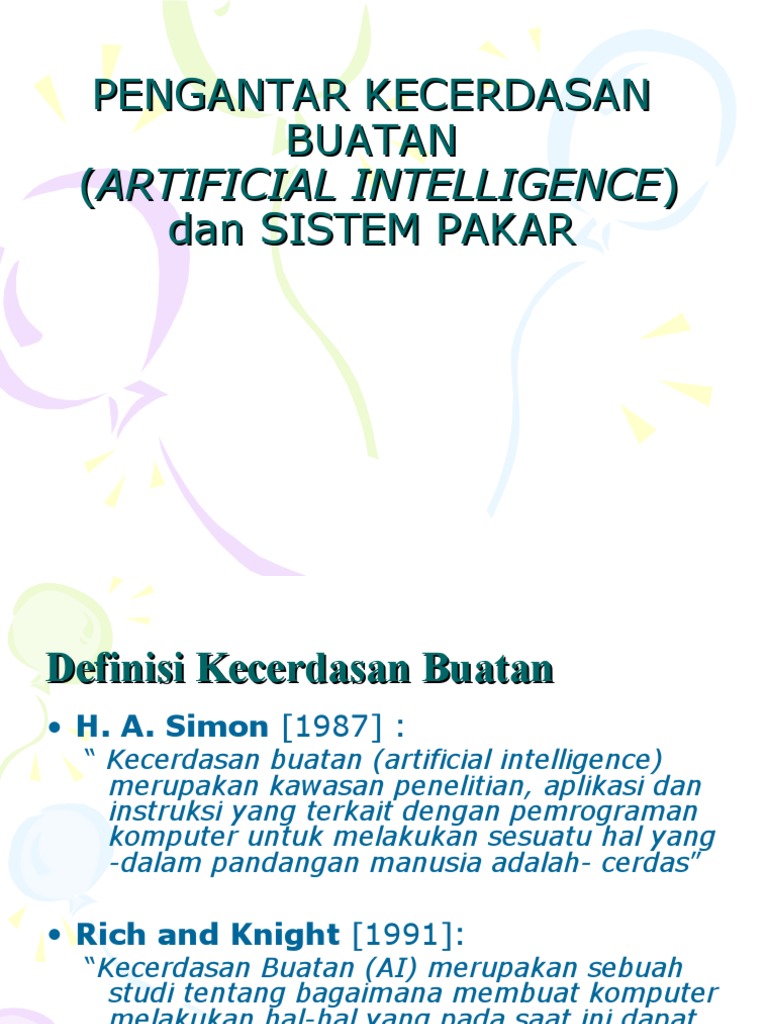 Materi 13 AI N Sistem Pakar | PDF