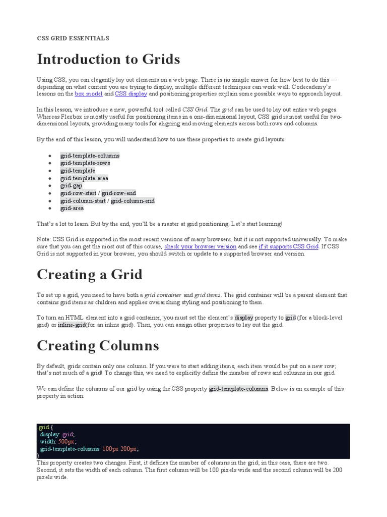 Introduction To Grids: Box Model CSS Display | PDF | Page Layout | Software Engineering