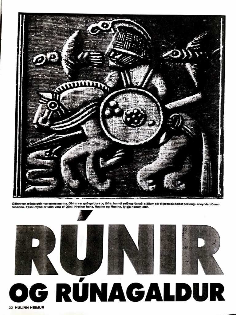 Rúnir Og Rúnagaldur (Runes and Rune Magic) | PDF