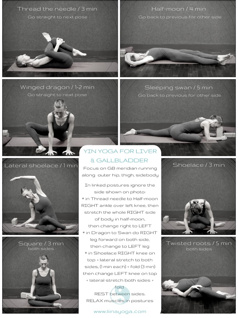Yin Yoga For Liver & Gallbladder: Go Straight To Next Pose Go Back To ...