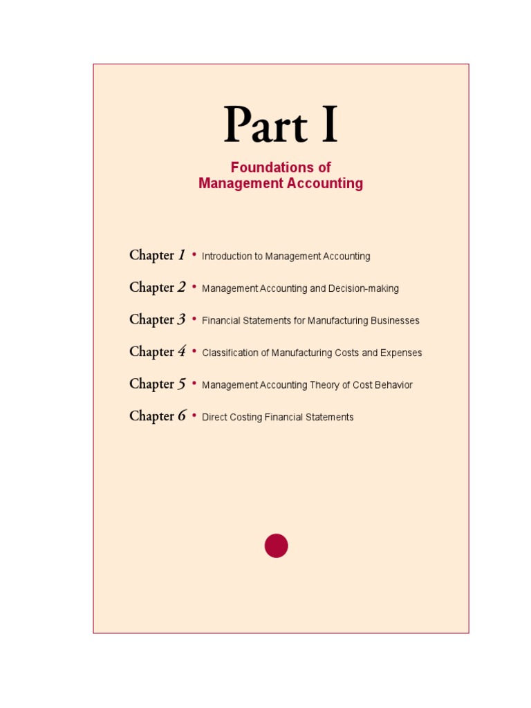 Management Accounting | PDF | Management Accounting | Accounting