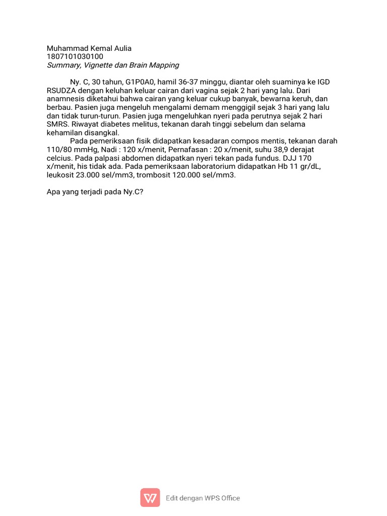 Korioamnionitis: Diagnosis dan Penanganan | PDF