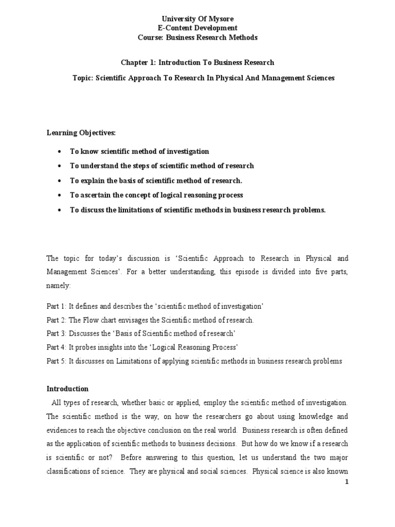 02 - Script - Scientific Approach To Research in Physical and ...