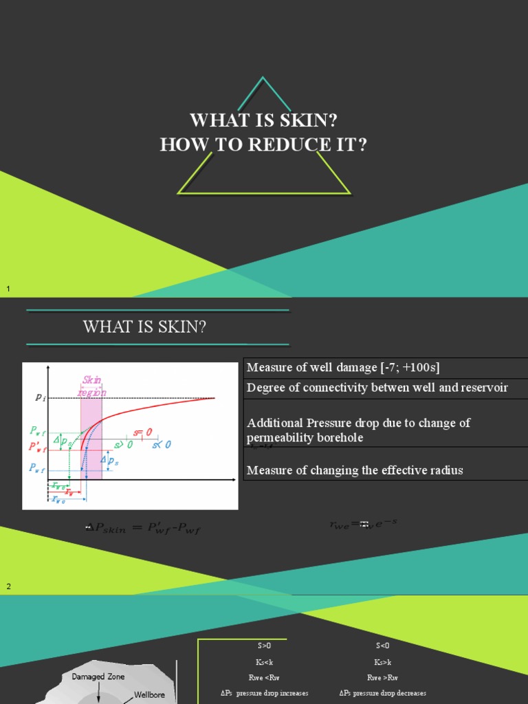 What Is Skin? How To Reduce It? | PDF | Oil Well | Petroleum Reservoir