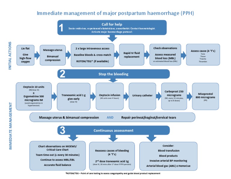 Immediate Management of Major Postpartum Haemorrhage (PPH) : Call For ...
