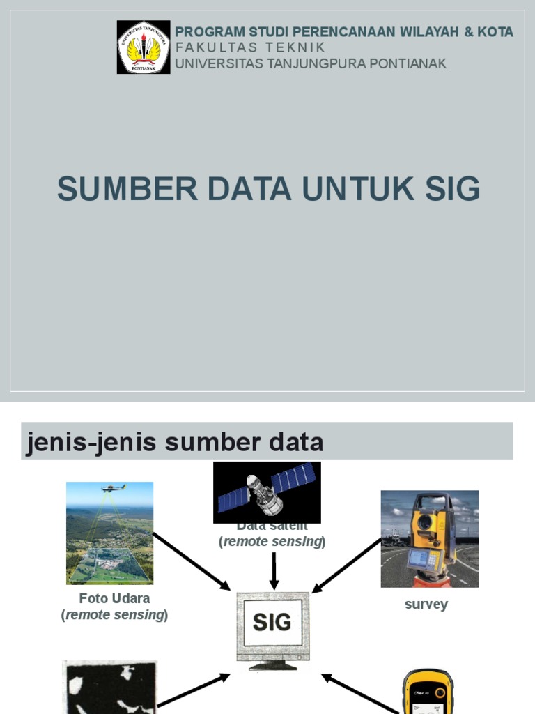 Sumber Data dan Metode SIG untuk Perencanaan | PDF