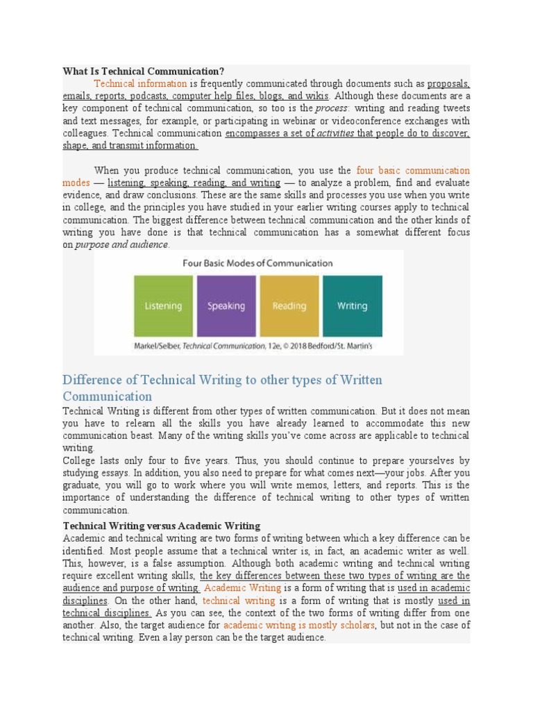 What Is Technical Communication | PDF | Technical Communication | Writers