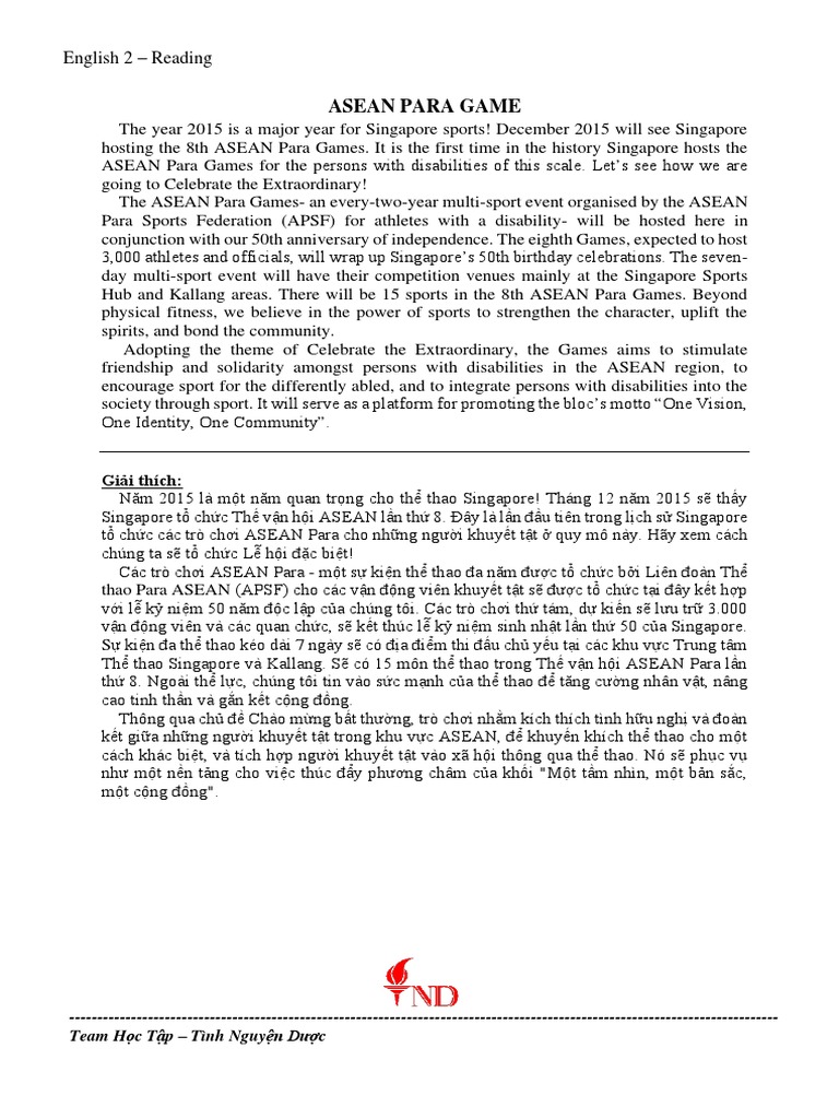 Asean para Game | PDF