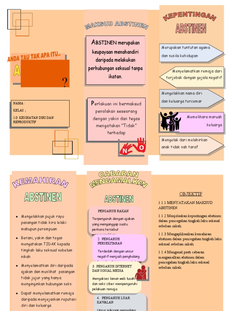 Brosur Abstinen | PDF
