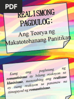 Reader-Response Theory o Teorya NG Pagtanggap at Pagbasa | PDF