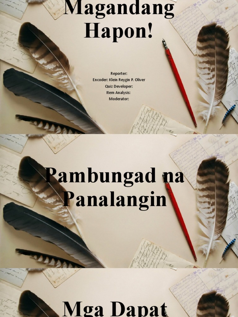 Ang Wikang Filipino PPT 1 | PDF