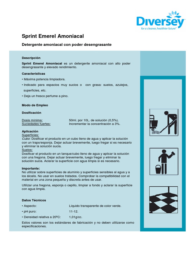 Sprint Emerel Amoniacal | PDF