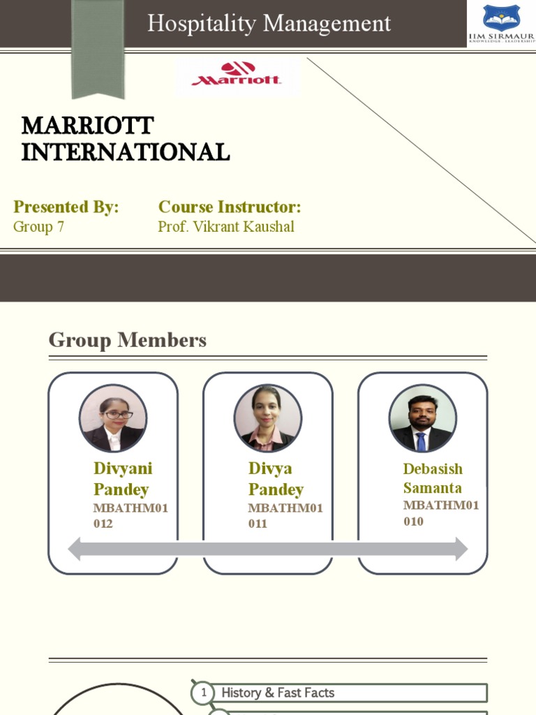 Evaluating Marriott's Value Proposition | PDF | Finance & Money ...