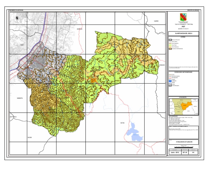 Mapa de Veredas y Barrios de Envigado | PDF