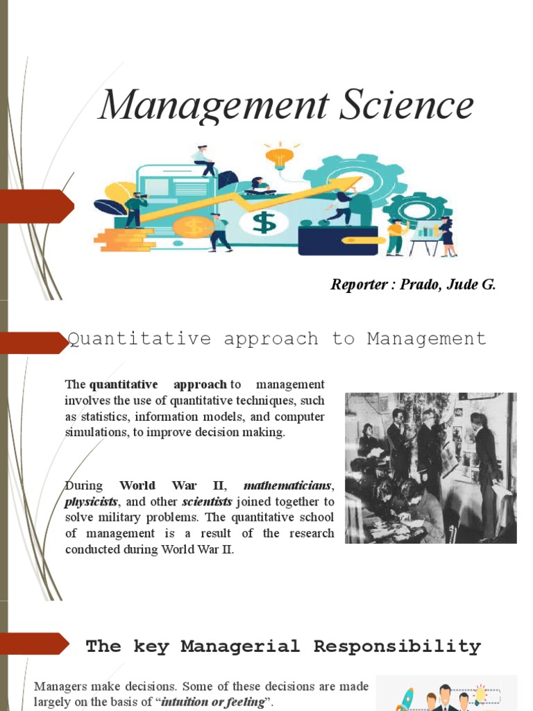 1 Management Science | PDF | Mathematical Model | Operations Research