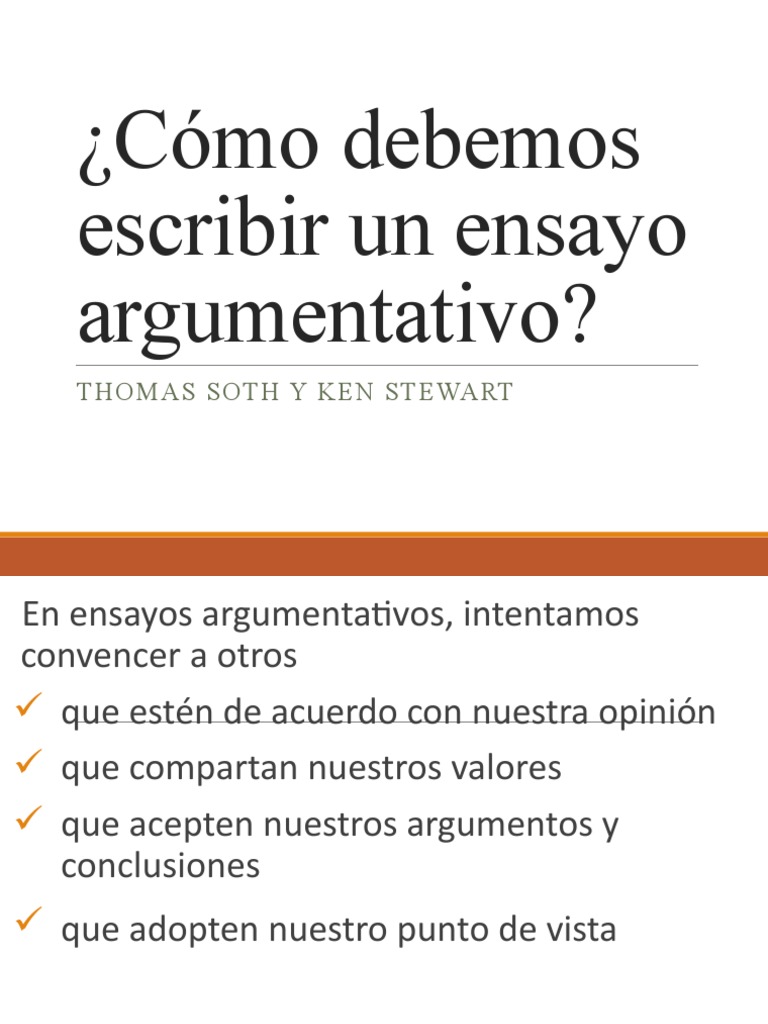 Argumentative Essay | PDF | Ensayos | Science