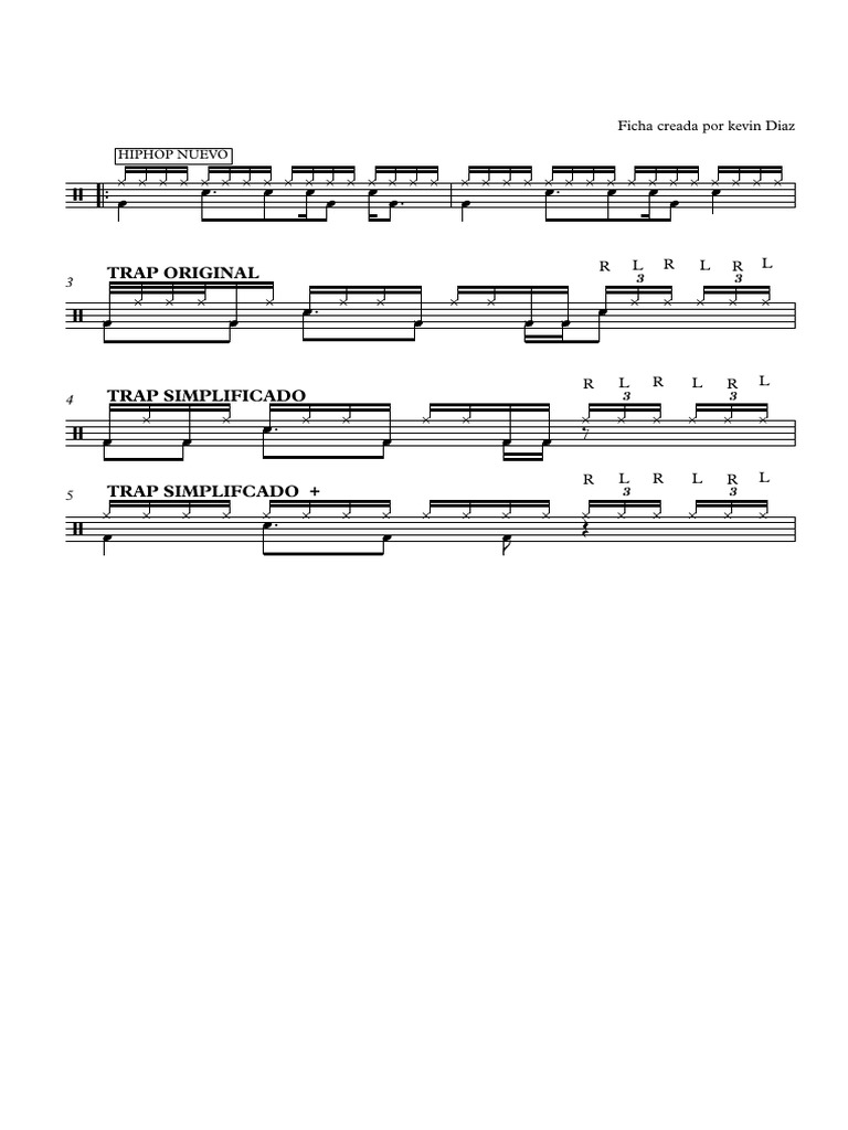 Trap - Partitura Completa | PDF