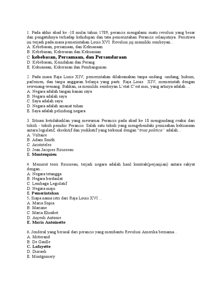 Soal PTS Xi Ips | PDF