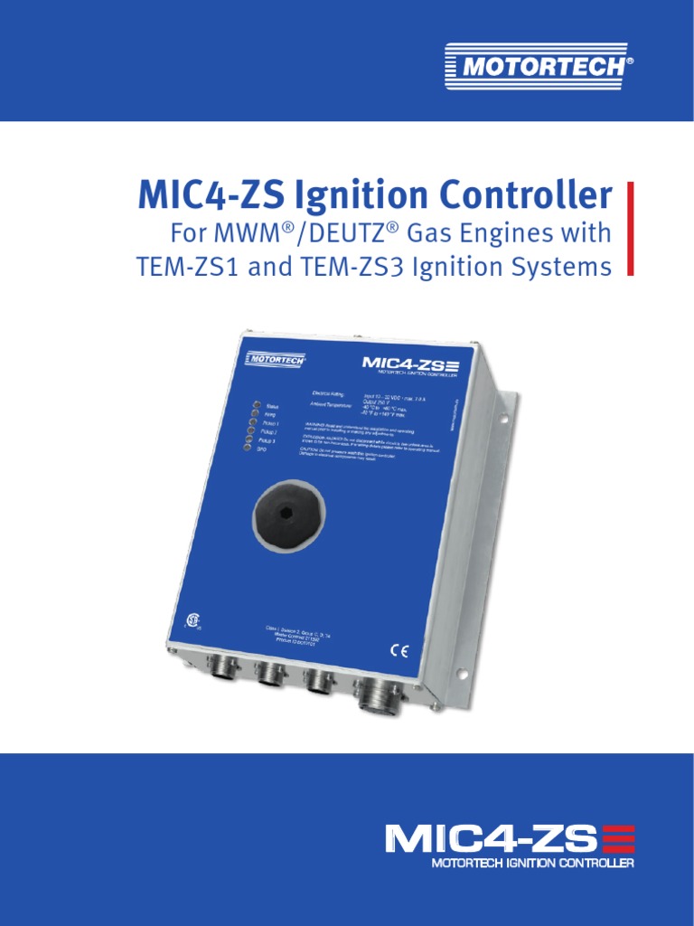 MIC4-ZS Ignition Controller | PDF | Ignition System | Electrical Connector