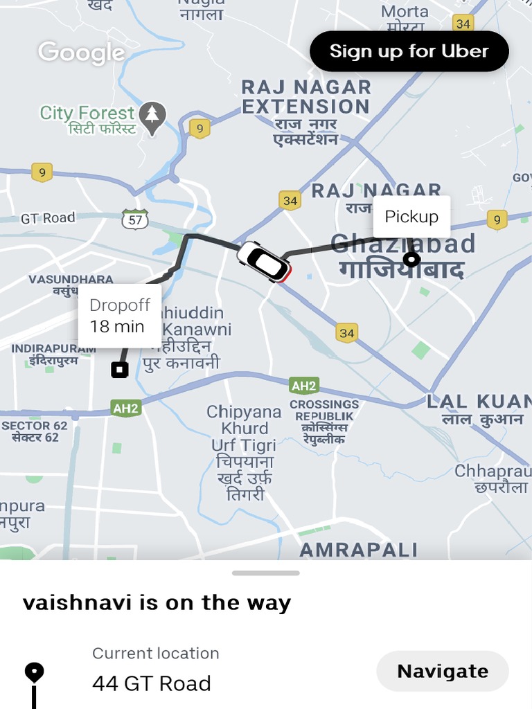 Pickup: Sign Up For Uber Sign Up For Uber | PDF