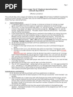 2025 Little League Baseball Rules | PDF | Baseball Field | Pitcher