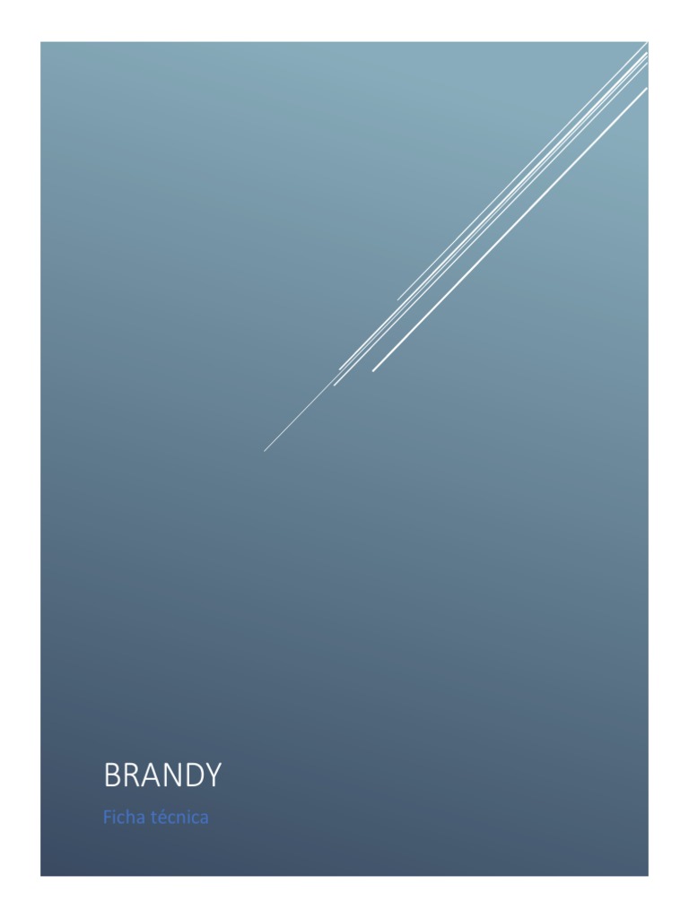 BRANDY | PDF | brandy | Vino