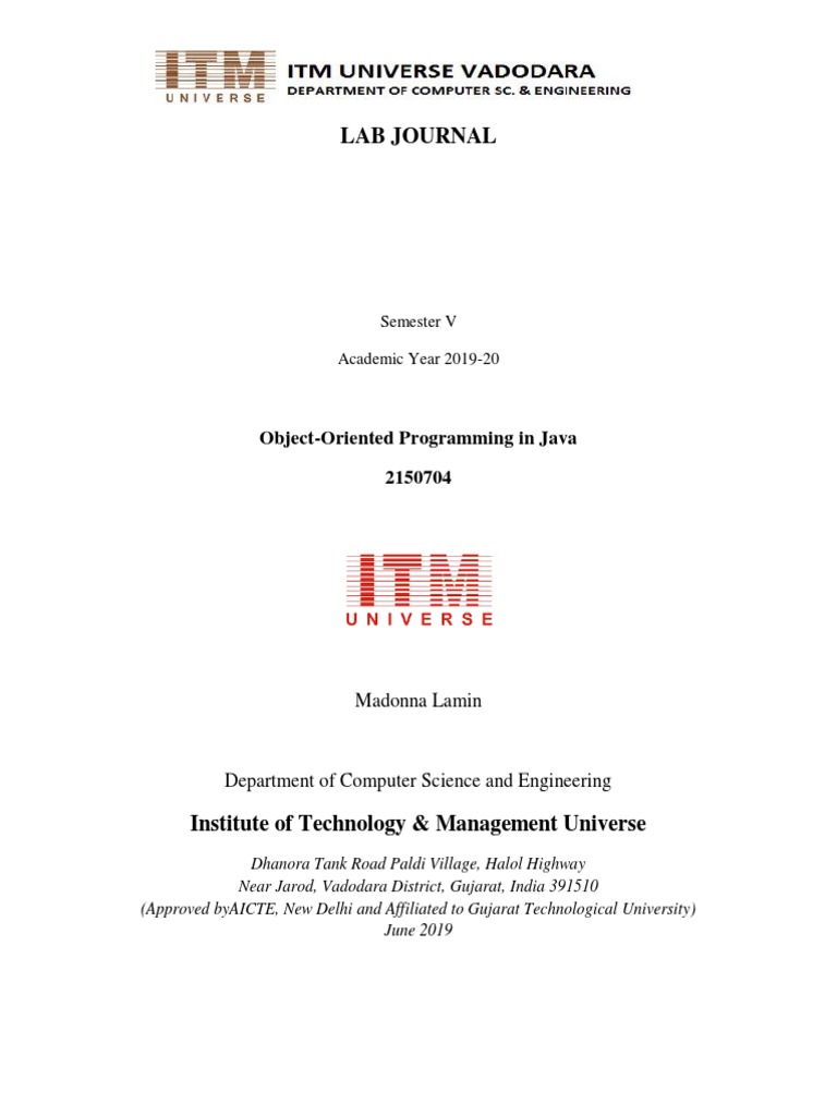 Oopj Practical List Pdf Method Computer Programming Class Computer Programming 0968