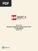 Wiat 4 Sample Parent Report | PDF | Reading Comprehension | Wechsler ...