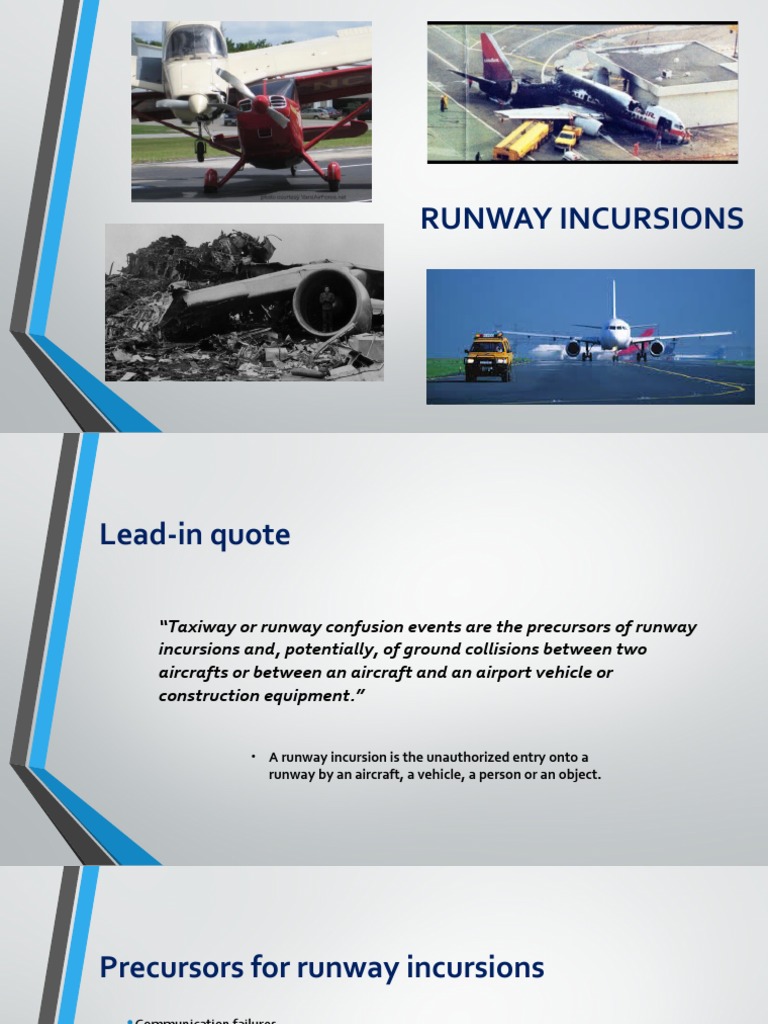 Runway Incursions | PDF | Runway | Airport