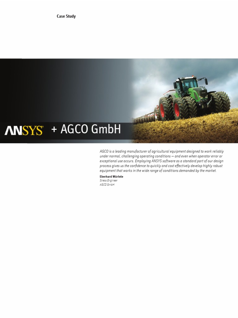 + Agco GMBH: Case Study | PDF | Agriculture | Arable Farming