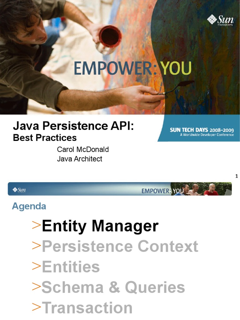 Java Persistence API:: Best Practices | PDF | Information Technology ...