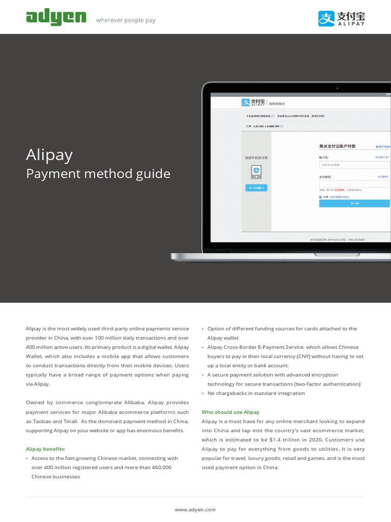 Alipay Payment Method Guide 2 | PDF | E Commerce | Payments